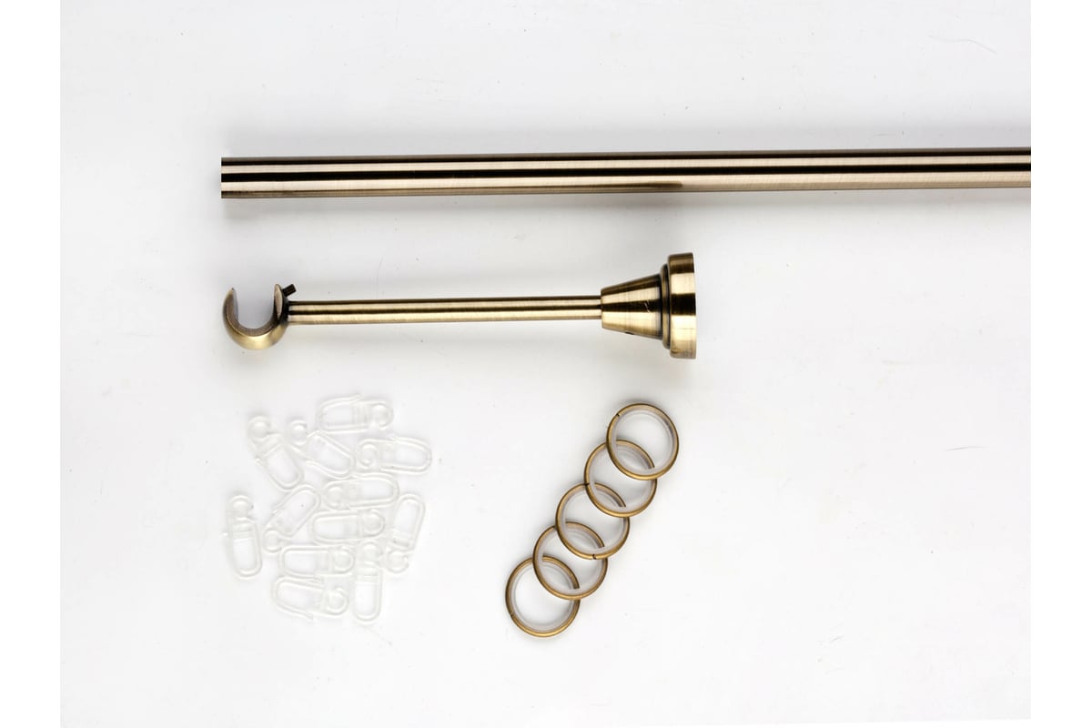 Одинарный карниз DDA DIY 16 мм, в коробе, открытый кронштейн ...