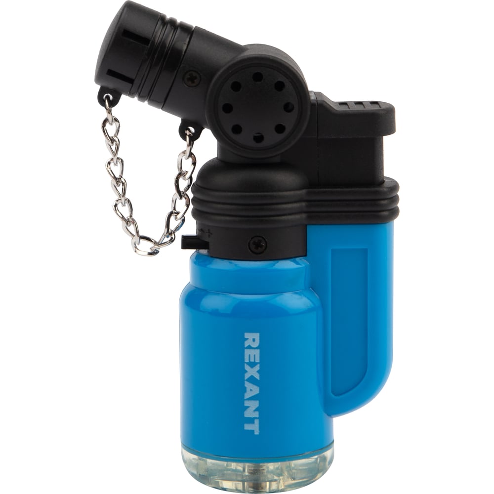 Турбо-зажигалка REXANT GT-10 заправляемая синяя 12-0010 - выгодная цена, отзывы, характеристики ...