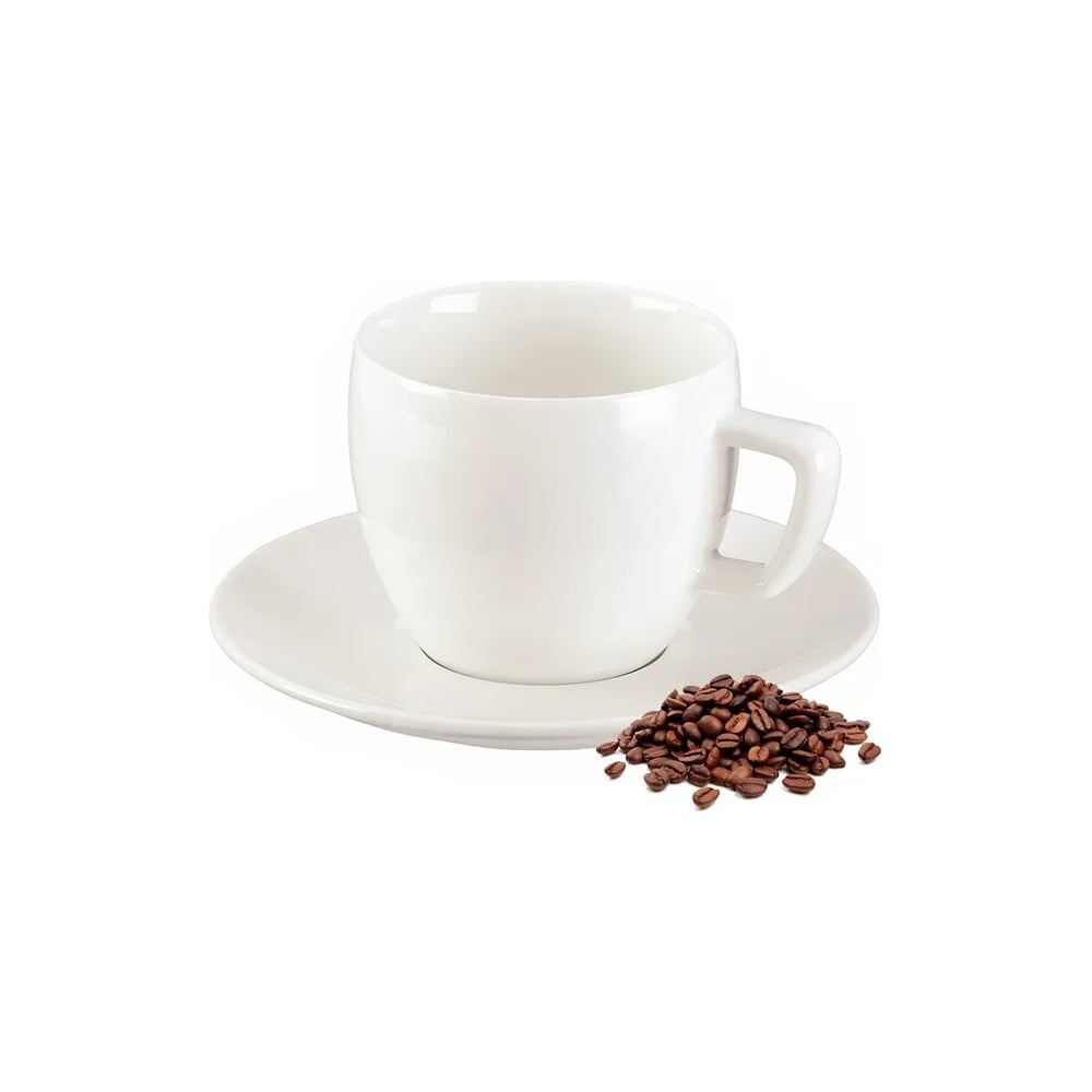 Чашка для капучино Tescoma CREMA с блюдцем, 200 мл 387124 - выгодная ...