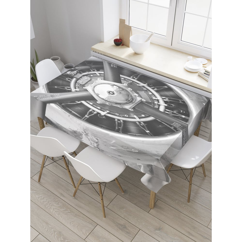 Прямоугольная скатерть JOYARTY Винт ретросамолета из сатена tc_8850_120x145 - выгодная цена ...