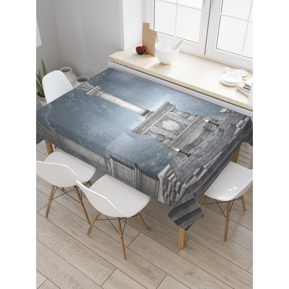 Прямоугольная скатерть JoyArty Магическая беседка из сатена tc_19165_120x145 - выгодная цена ...