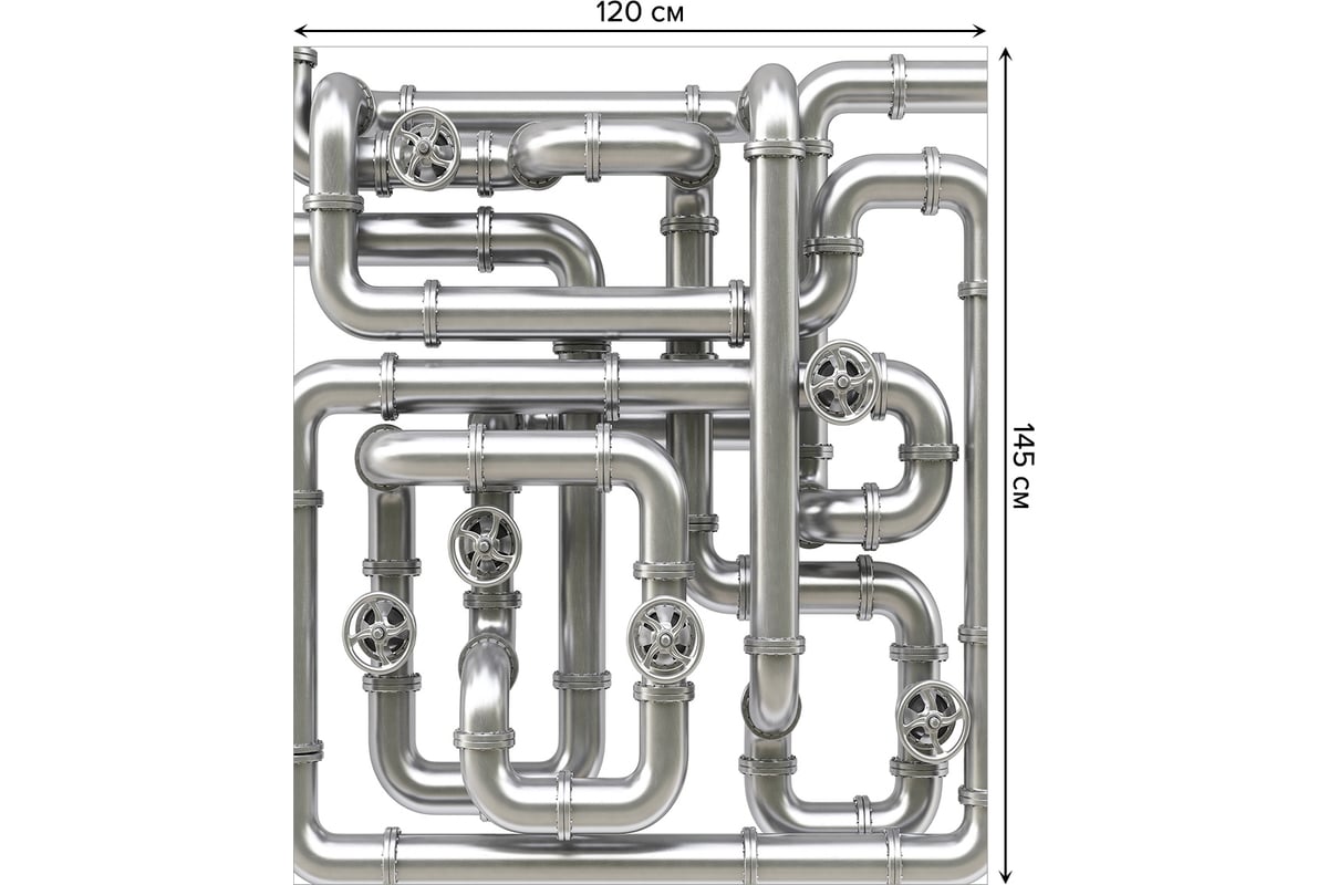 Прямоугольная скатерть JoyArty Лабиринт из труб из сатена tc_36292_120x145 - выгодная цена ...