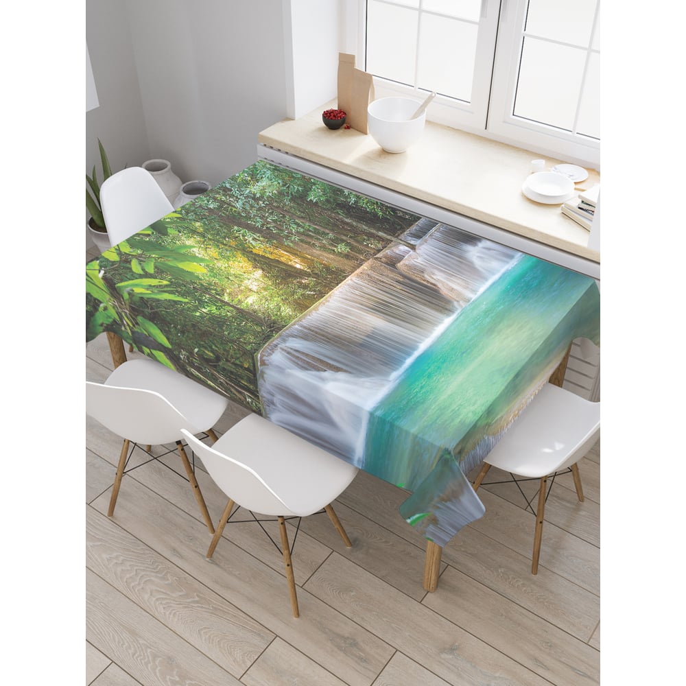 Прямоугольная скатерть JoyArty Природное художество из сатена tc_21806 ...