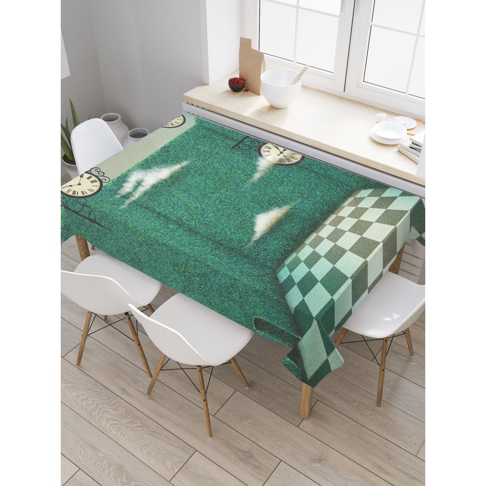 Прямоугольная скатерть JoyArty Комнатные облака из сатена tc_22981 ...