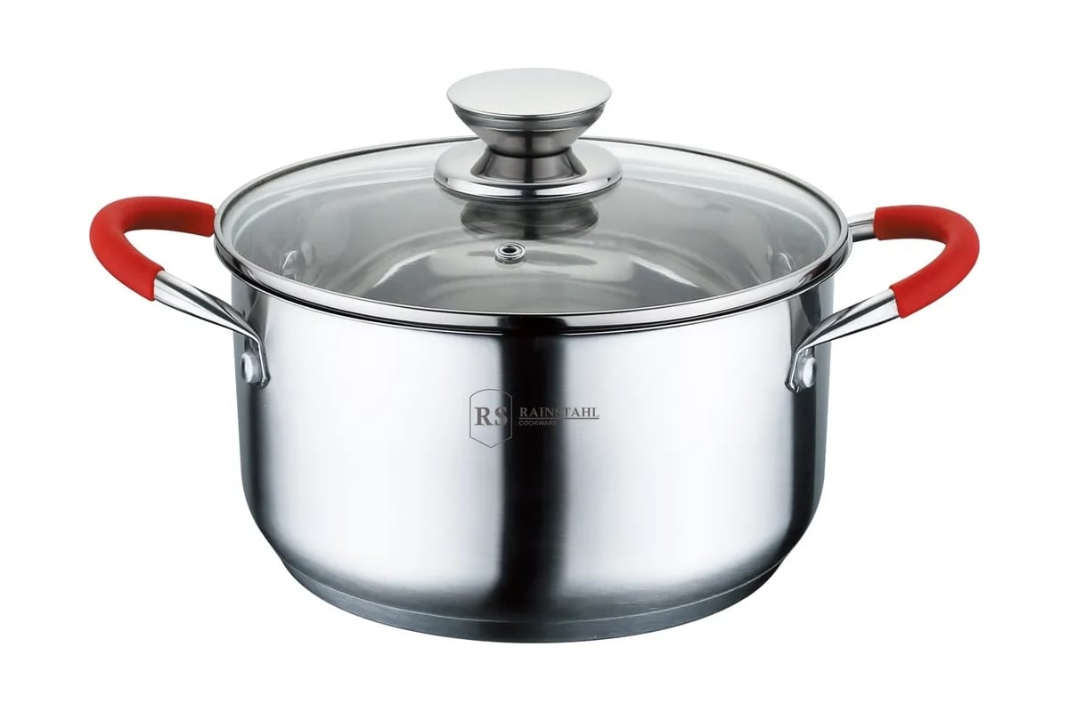 Кастрюля Rainstahl со стеклянной крышкой, 2 предмета, 3.5 л 2106-20RS ...