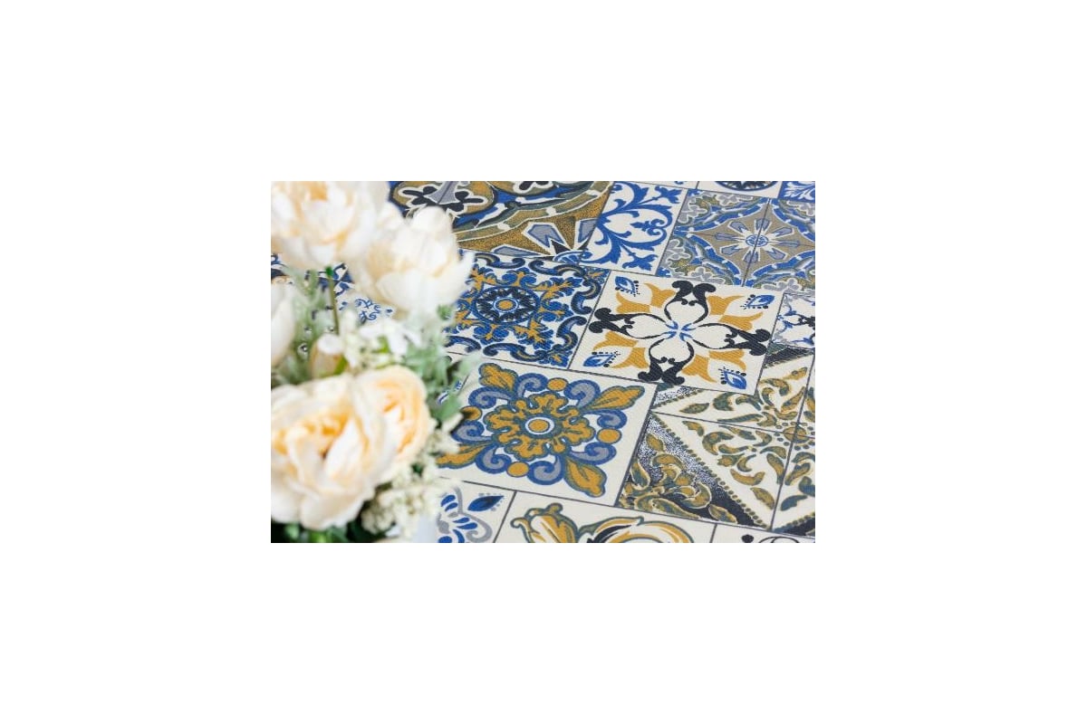 Скатерть Protec Textil S.L. Alba Мозаика синий 120x140 см 6127 ...