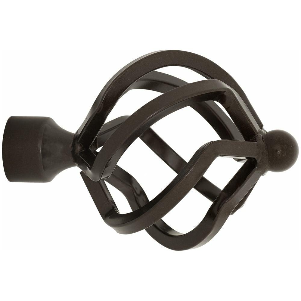 Наконечник для карниза Arttex Шар кованый D20 мм, Шоколад КА120087 ...