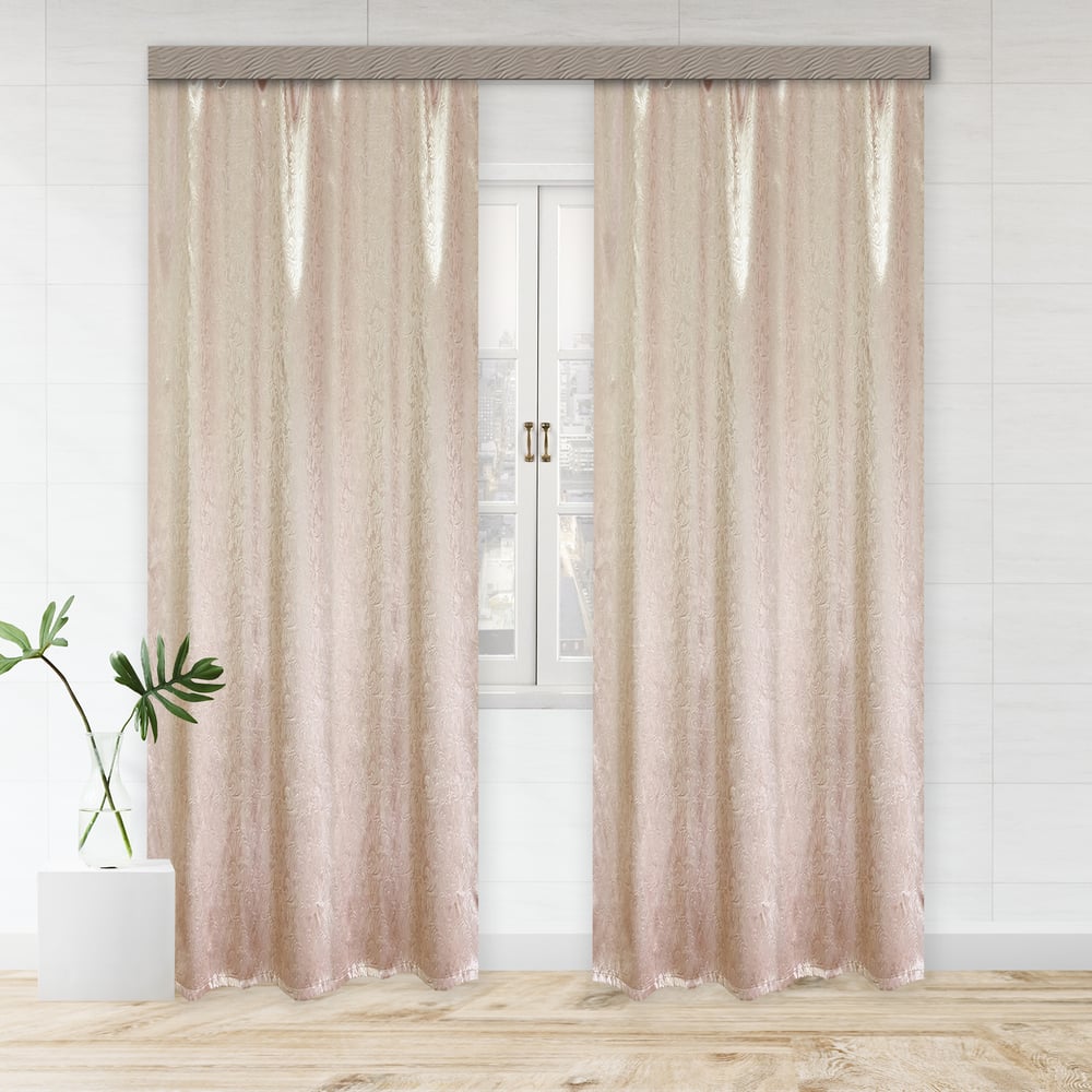 Портьерные шторы witerra водевиль блэкаут светлое золото 190x260 см 2 ...