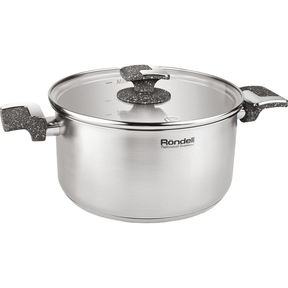 Кастрюля RONDELL Marmara с крышкой 24 см 5.1 л RDS-999 - выгодная цена ...