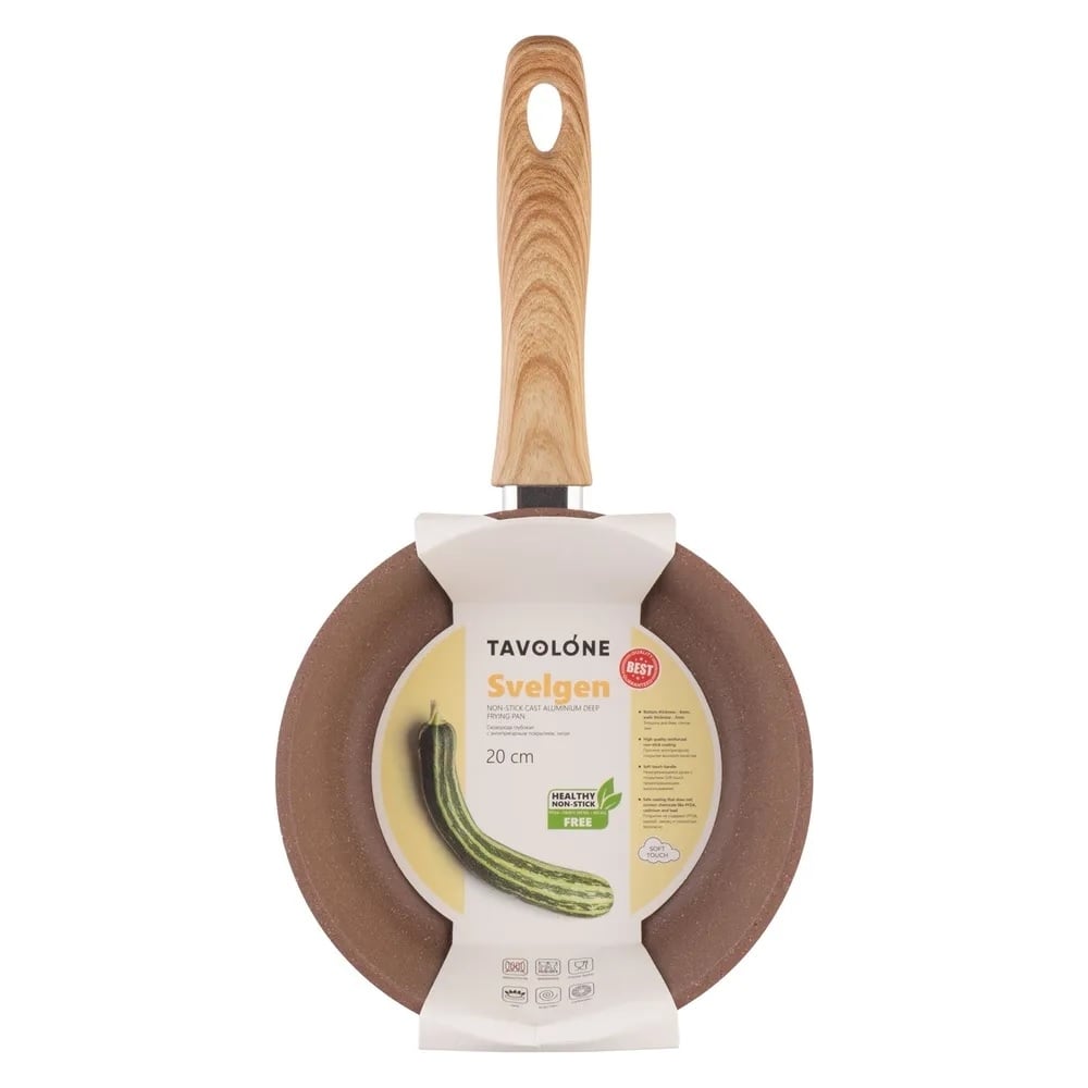 Глубокая сковорода TAVOLONE с антипригарным покрытием svelgen, 20 см ...