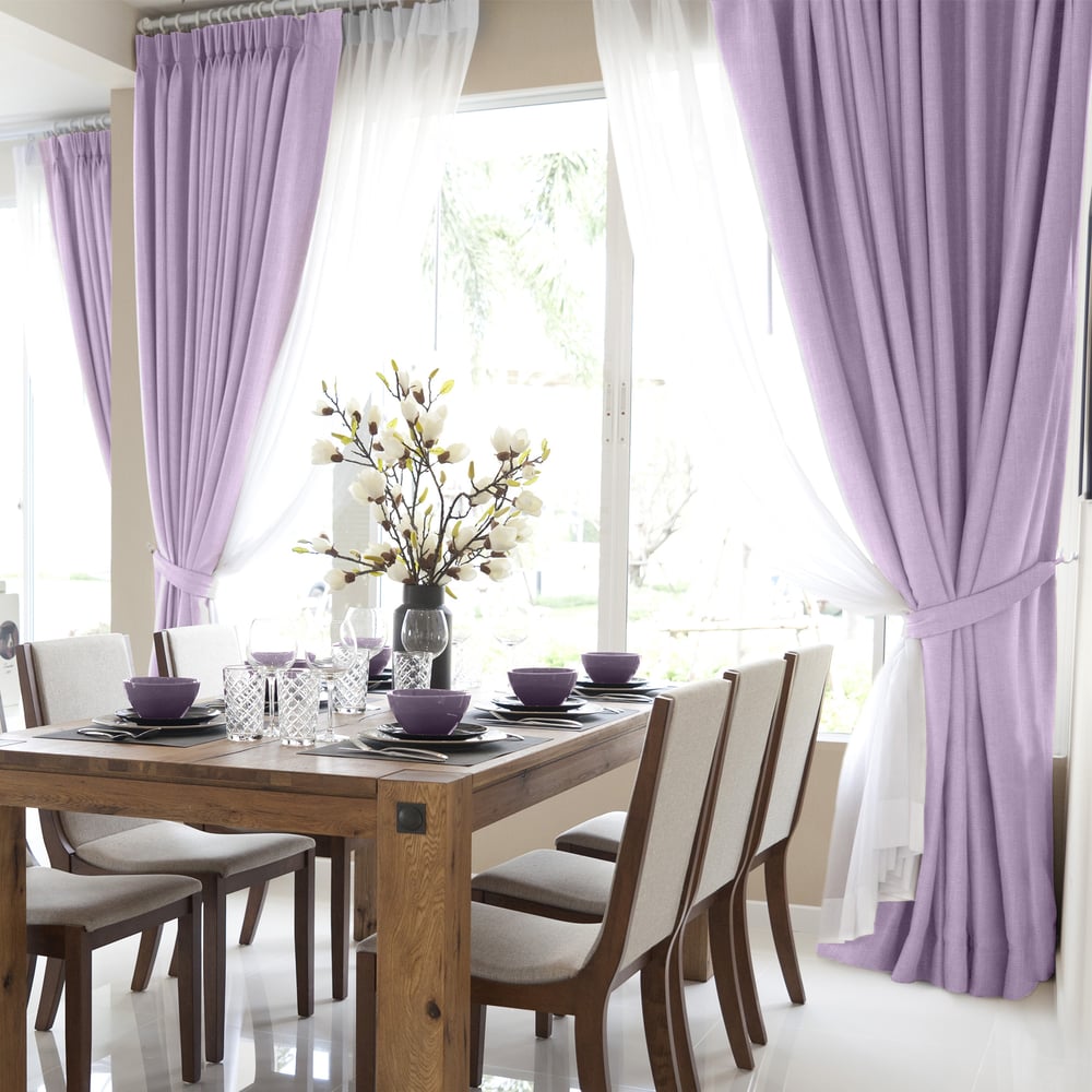 Штора Волшебная Ночь рогожка, 200/270, сирень 789100 - выгодная цена ...