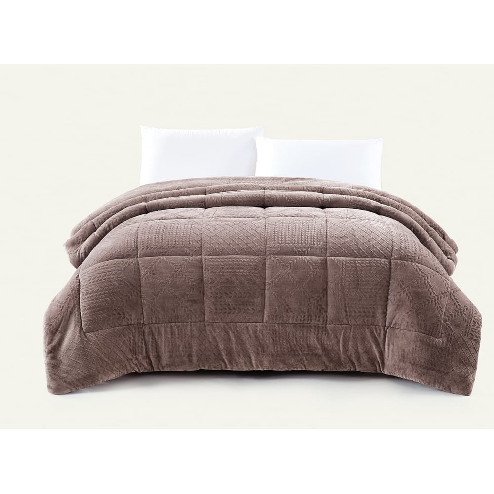 Плед-покрывало Arya Home arya жаккард, 160x220, aramis капучино ...