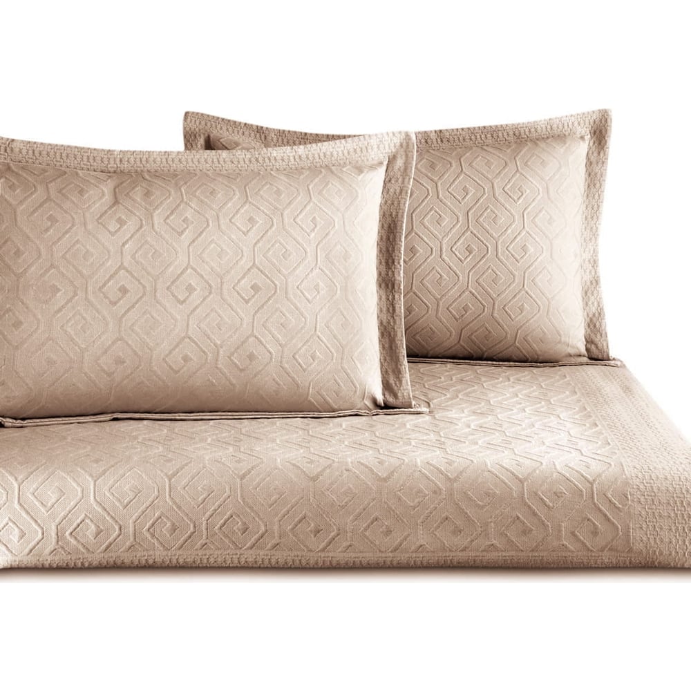 Покрывало Arya Home arya 230x250, 2 наволочки 50x70+5, candy бежевый ...
