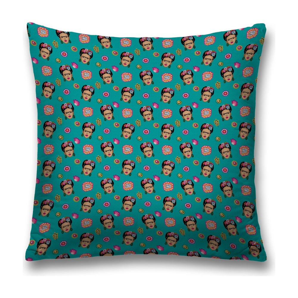 Декоративная наволочка JoyArty Фрида в цветах на молнии, 45x45 см sl_386883 - выгодная цена ...