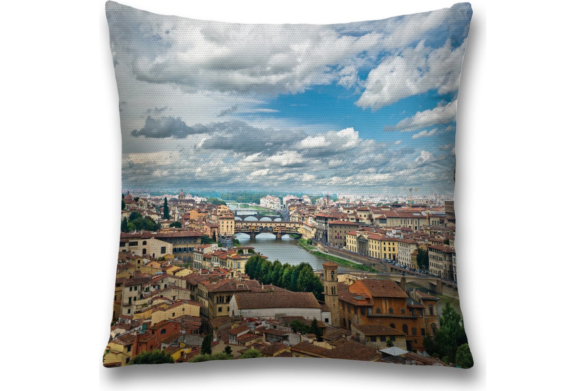 Декоративная наволочка JoyArty Городской полет на молнии, 45x45 см sl_244892 - выгодная цена ...