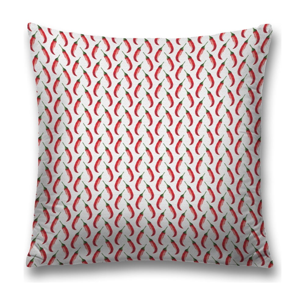 Декоративная наволочка JoyArty Острые перчики на молнии, 45x45 см sl_378378 - выгодная цена ...