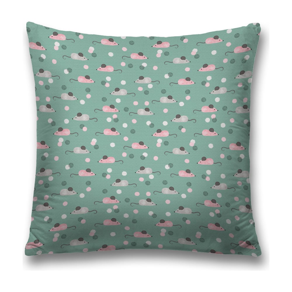 Декоративная наволочка JoyArty Мышиный год 2020 на молнии, 45x45 см sl_378604 - выгодная цена ...