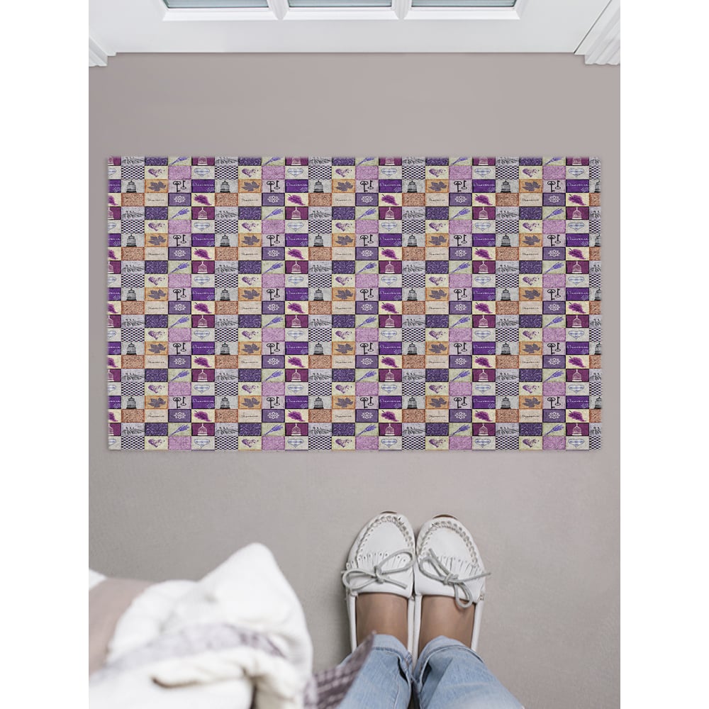 Придверный коврик в прихожую JOYARTY с принтом Загадочный рисунок, 45х75 см door_423822 ...