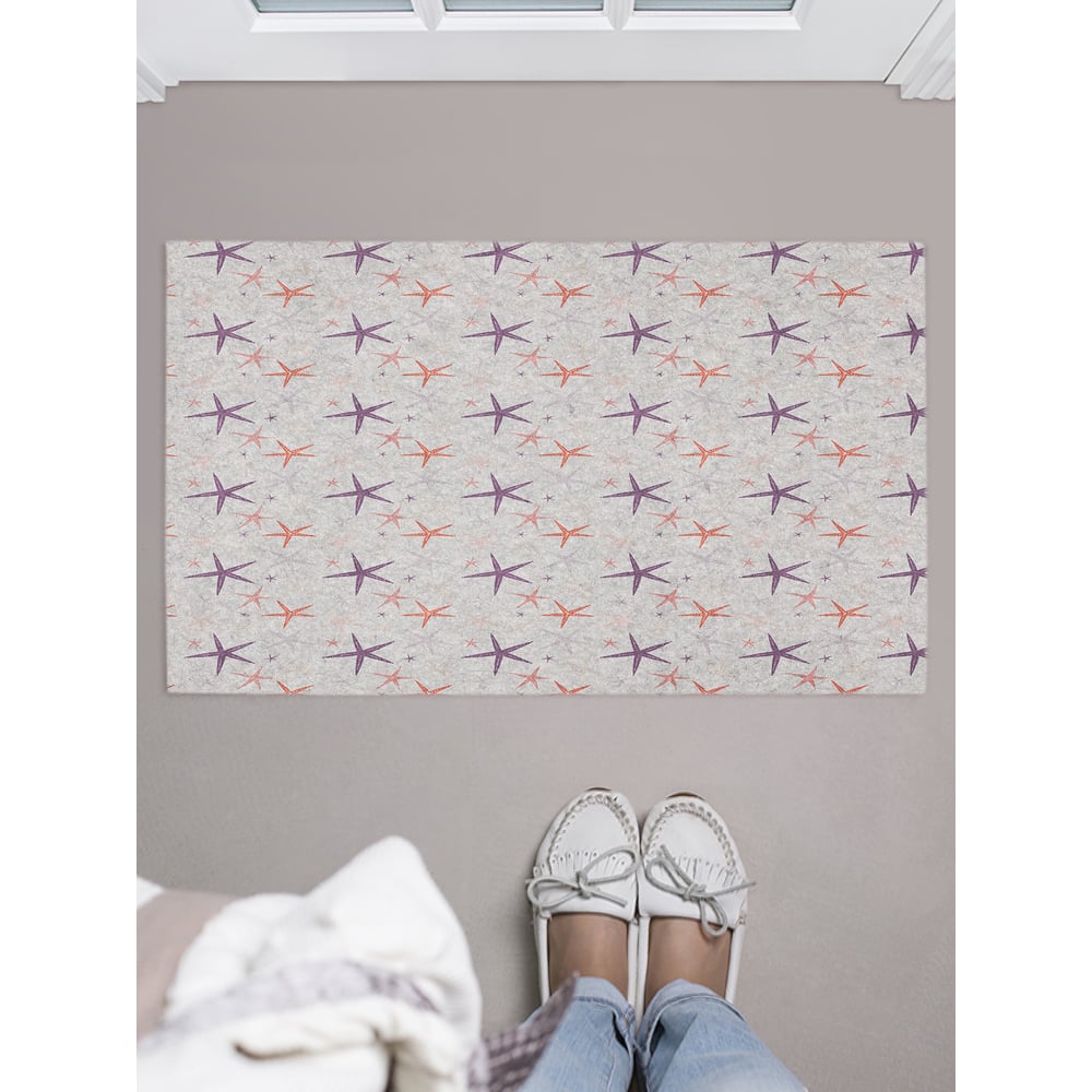 Придверный коврик в прихожую JOYARTY с принтом Звезды морские, 45х75 см door_423852 - выгодная ...