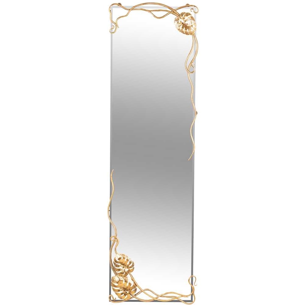 Настенное зеркало в прихожую BOGACHO Monstera Deliciosa прямоугольное ...