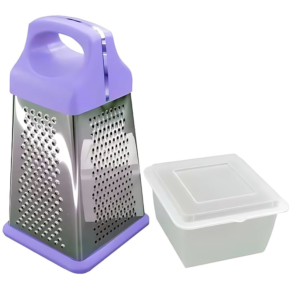 Терка с контейнером Ladina 4 плоскости, пластмассовая ручка 4000100-1 ...