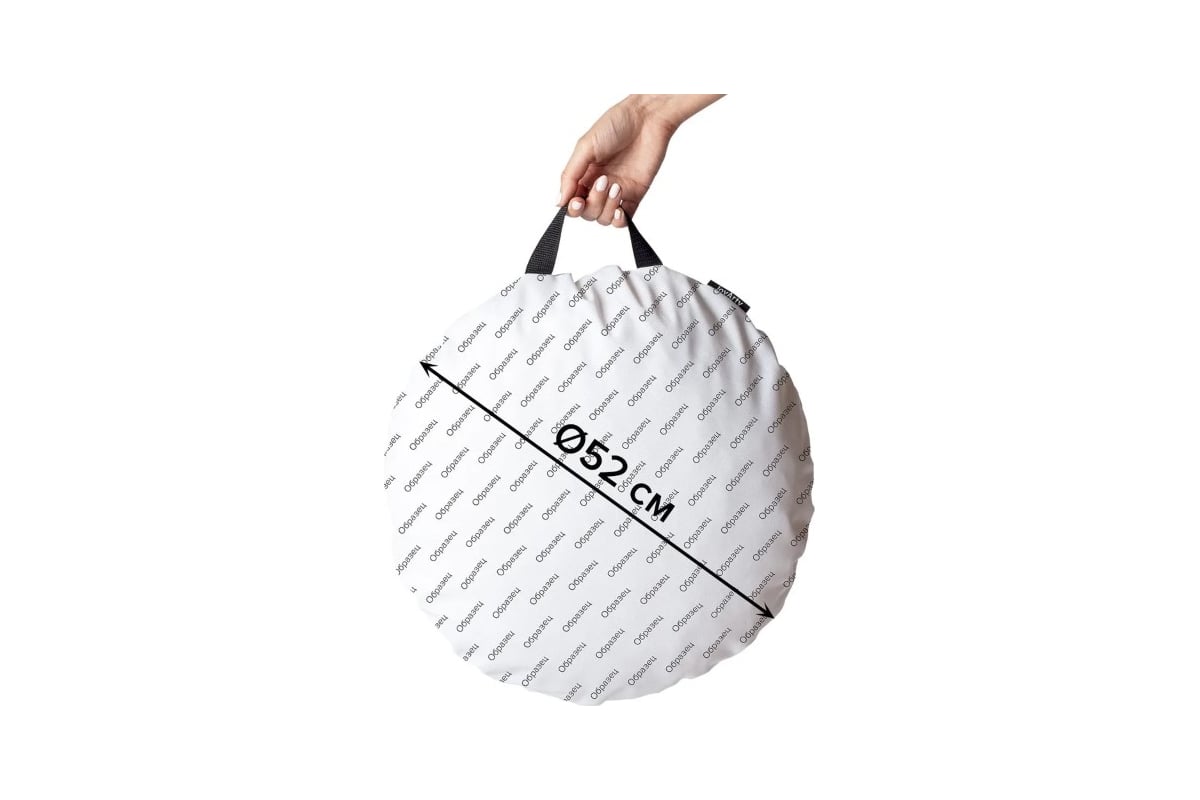 Декоративная подушка-сидушка JoyArty Париж на пол круглая, 52 см dsfr_423853 - выгодная цена ...