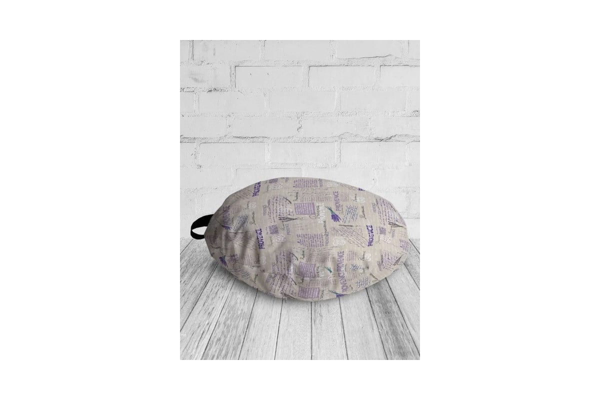 Декоративная подушка-сидушка JoyArty Письмо с вербой на пол круглая, 52 см dsfr_423857 ...