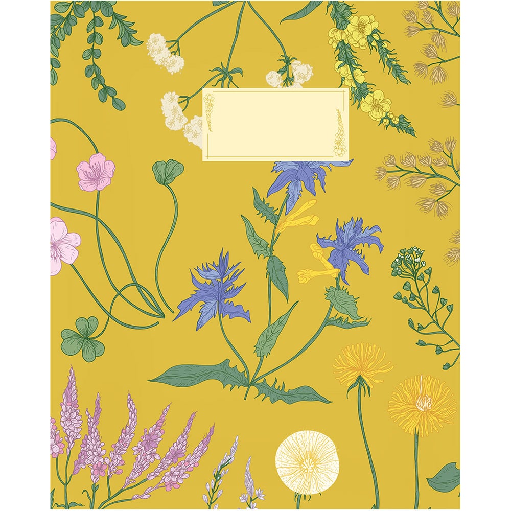 Тетрадь SVETOCH Краски жизни A4 96 листов на скобе, клетка желтый упаковка 5 шт 631417 ...