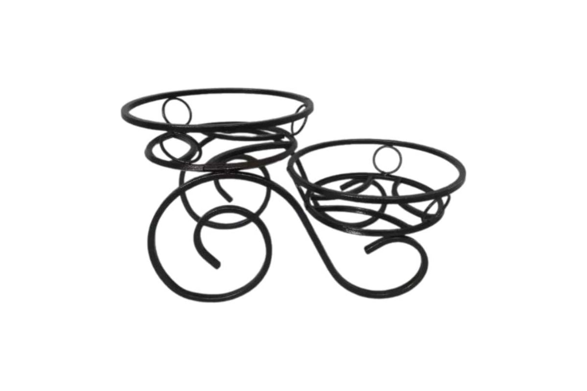 Подставка кованая для цветов Ярмарка-Тверь Кружево на 2 горшка К13 ...