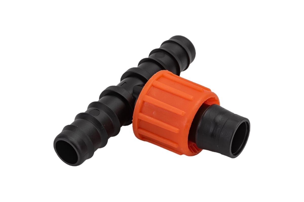 Тройник переходной с ленты капельного полива на капельную трубку MasterProf 16 мм ДС.060092 ...