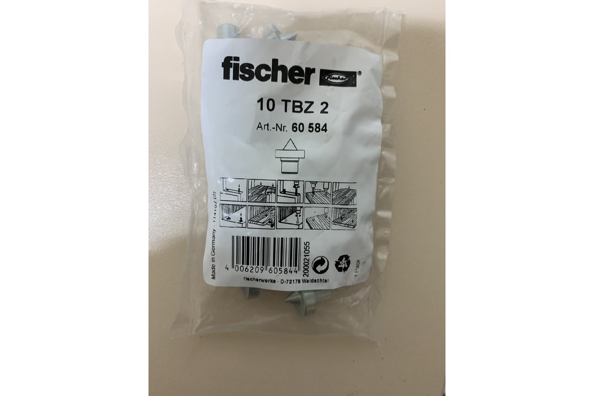 Центрирующий штифт Fischer TBZ 2 TB 10шт 60584 - выгодная цена, отзывы ...