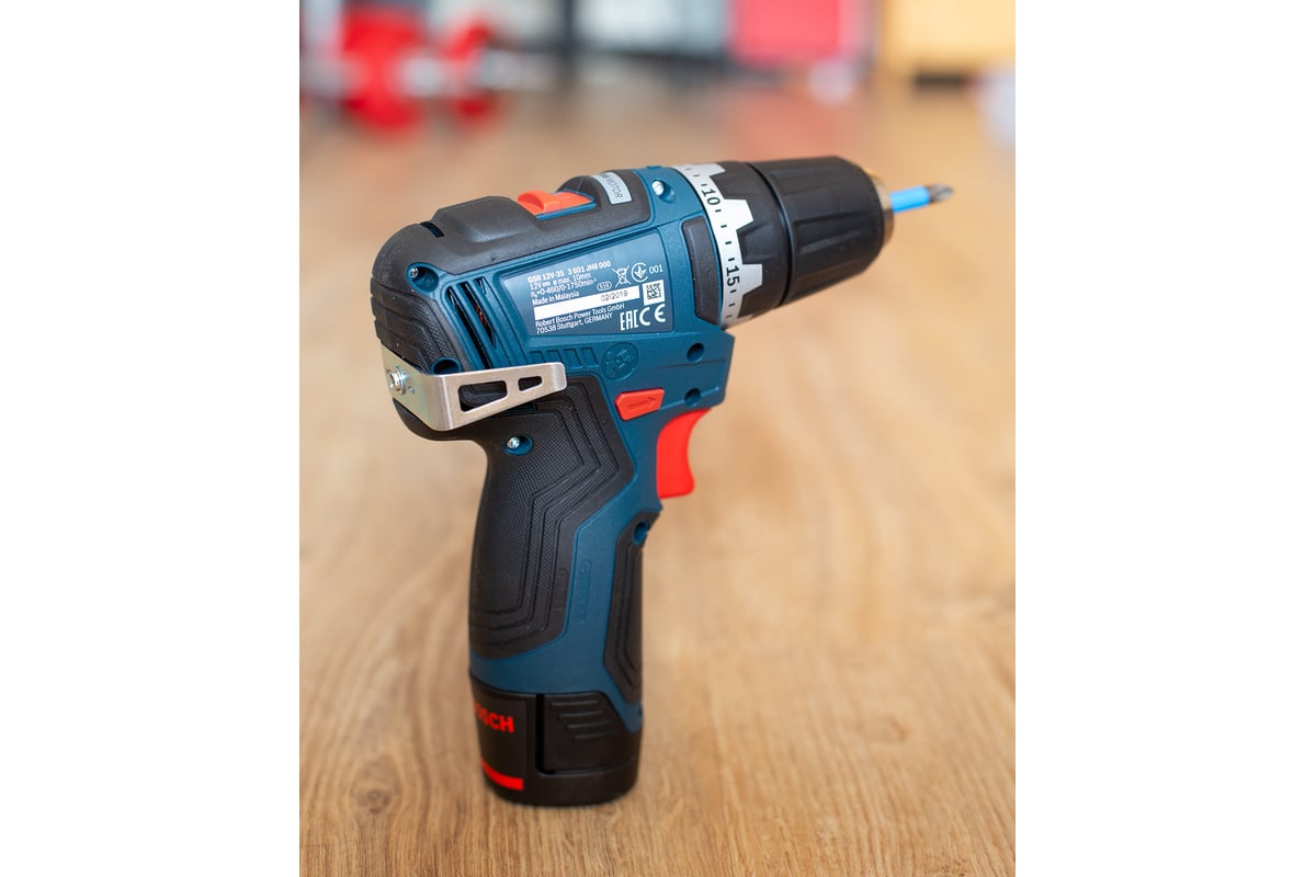 Аккумуляторный бесщеточный шуруповерт Bosch GSR 12V-35 0.601.9H8.002 ...