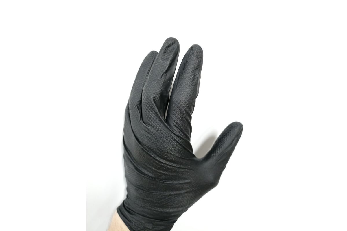 Ультрапрочные нескользящие нитриловые удлиненные перчатки Jeta Safety ...
