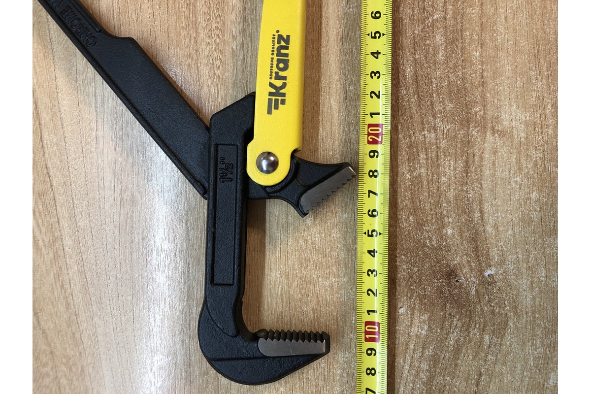 Ключ KRANZ трубный рычажный № 2, 400 мм, литой KR-12-5903 - выгодная цена, отзывы ...