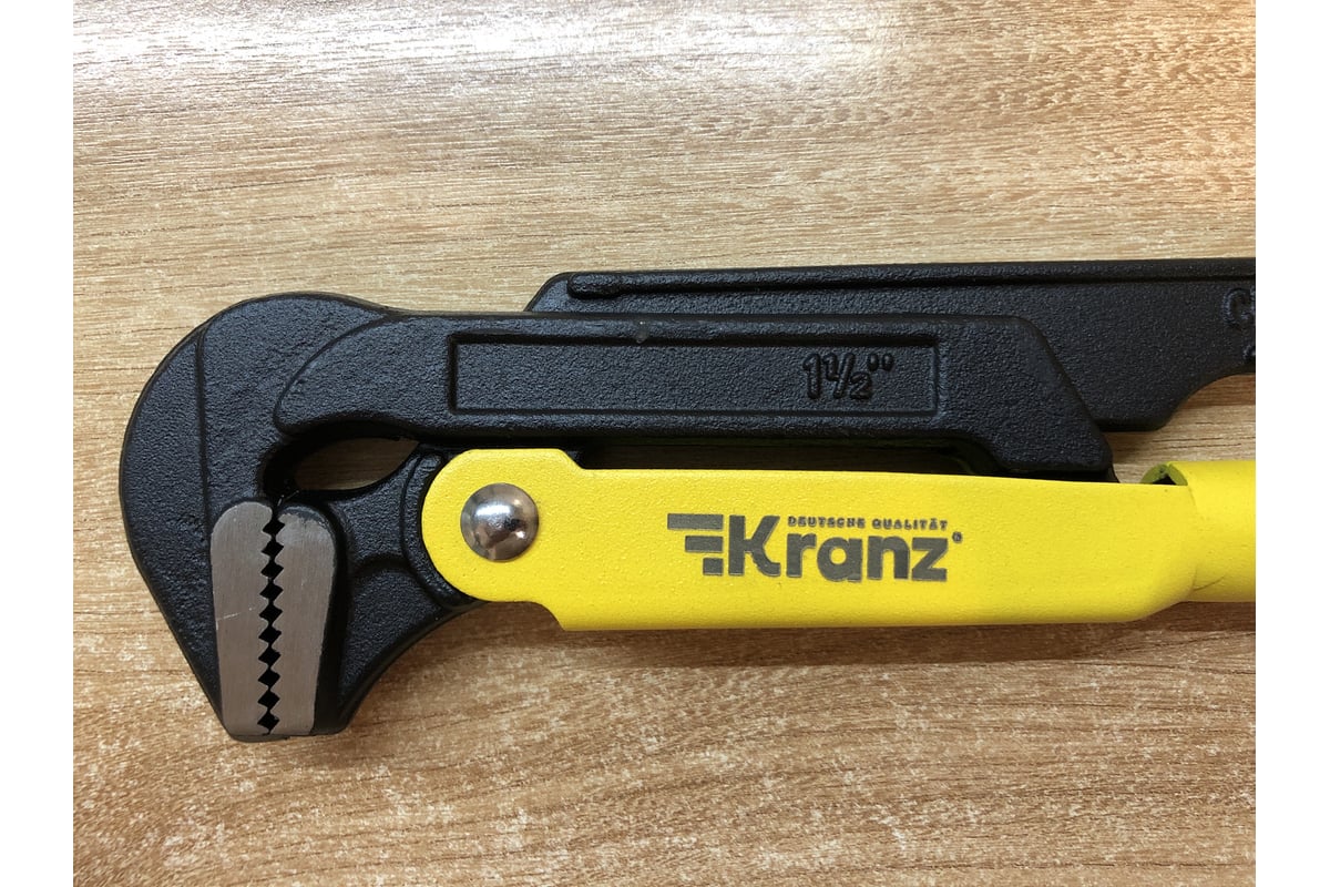 Ключ KRANZ трубный рычажный № 2, 400 мм, литой KR-12-5903 - выгодная цена, отзывы ...