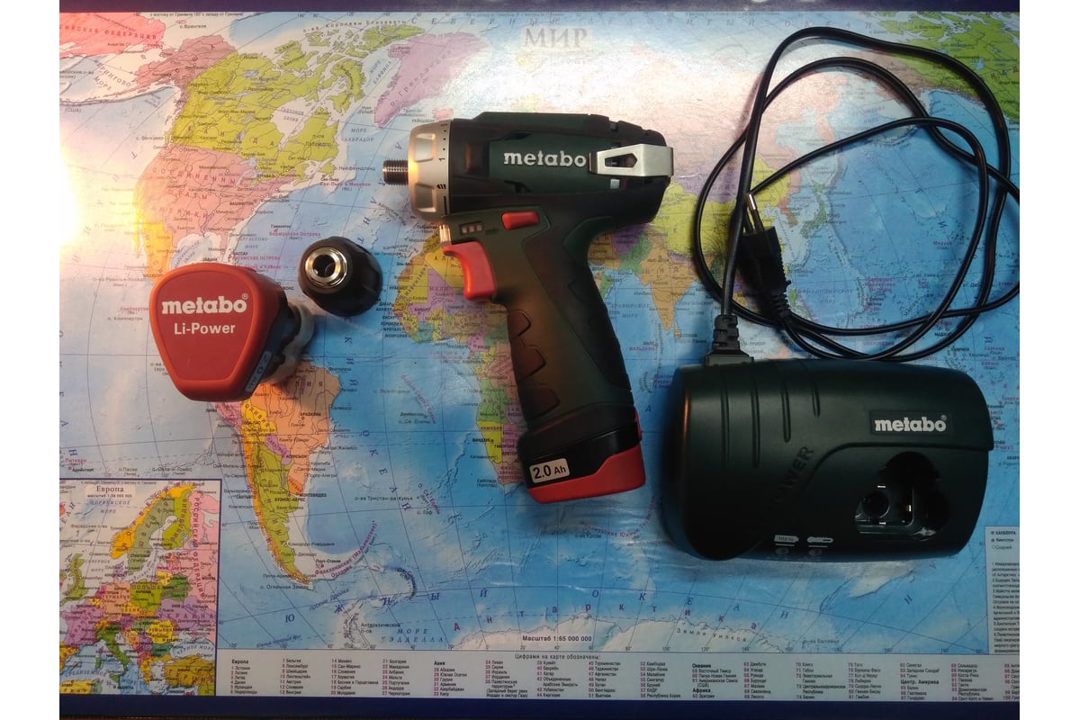 Аккумуляторная дрель-шуруповерт Metabo PowerMaxx BS 12 В, 2х2.0 ...