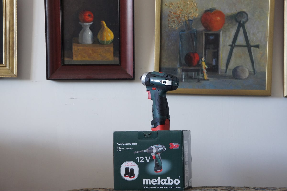 Аккумуляторная дрель-шуруповерт Metabo PowerMaxx BS 12 В, 2х2.0 ...