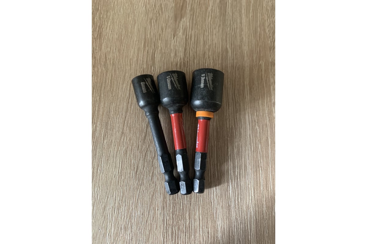 Насадка магнитная торцевая SHOCKWAVE c хвостовиком 1/4" Hex,13x65 мм ...