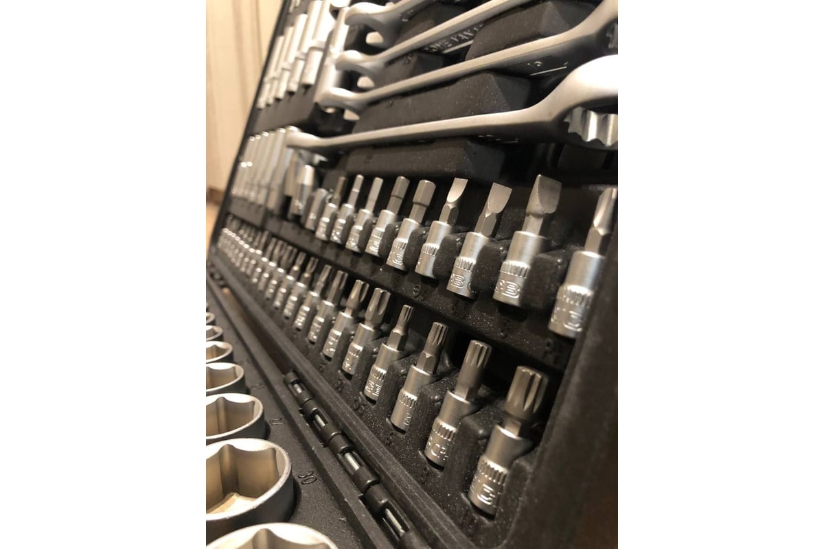 Набор инструментов JCB 216 предметов, 1/4", 3/8", 1/2" (6 гр.) JCB ...