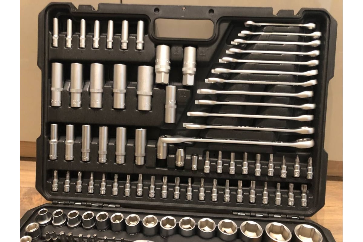 Набор инструментов JCB 216 предметов, 1/4", 3/8", 1/2" (6 гр.) JCB ...