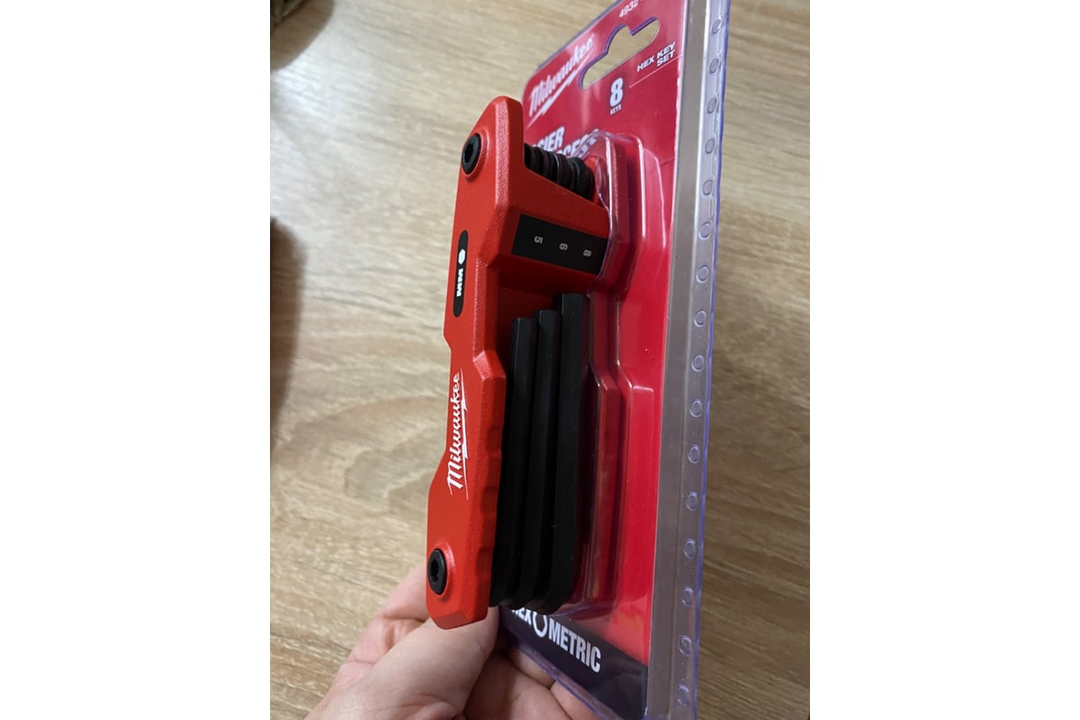 Набор из 8 складных Hex ключей Milwaukee,1.5-8мм 4932480978 - выгодная ...