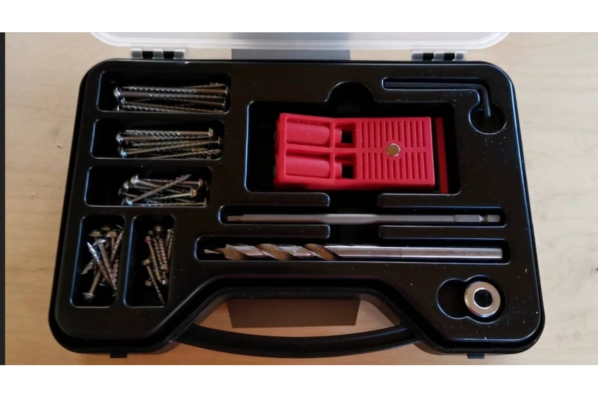 Приспособление для соединения саморезами Pocket hole Tool KIT UNIQ TOOL UTJ-002 - выгодная цена ...