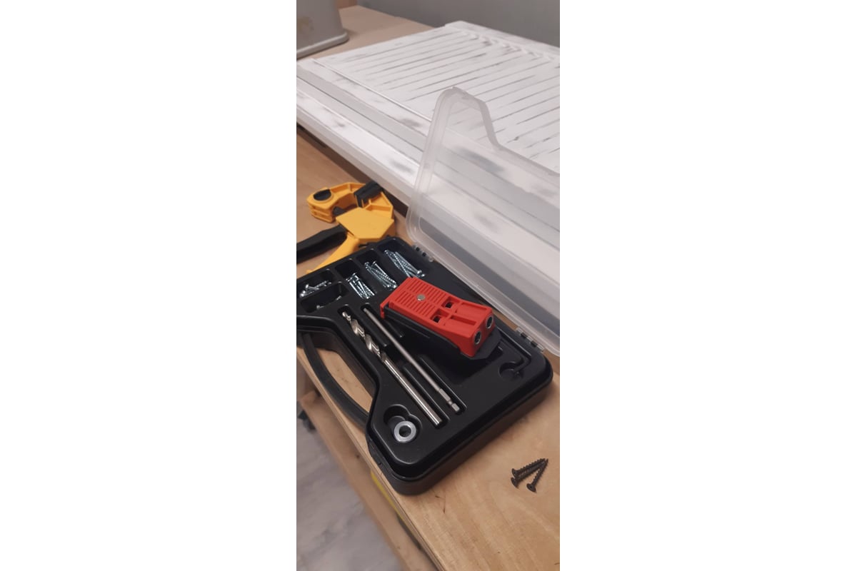 Приспособление для соединения саморезами Pocket hole Tool KIT UNIQ TOOL UTJ-002 - выгодная цена ...