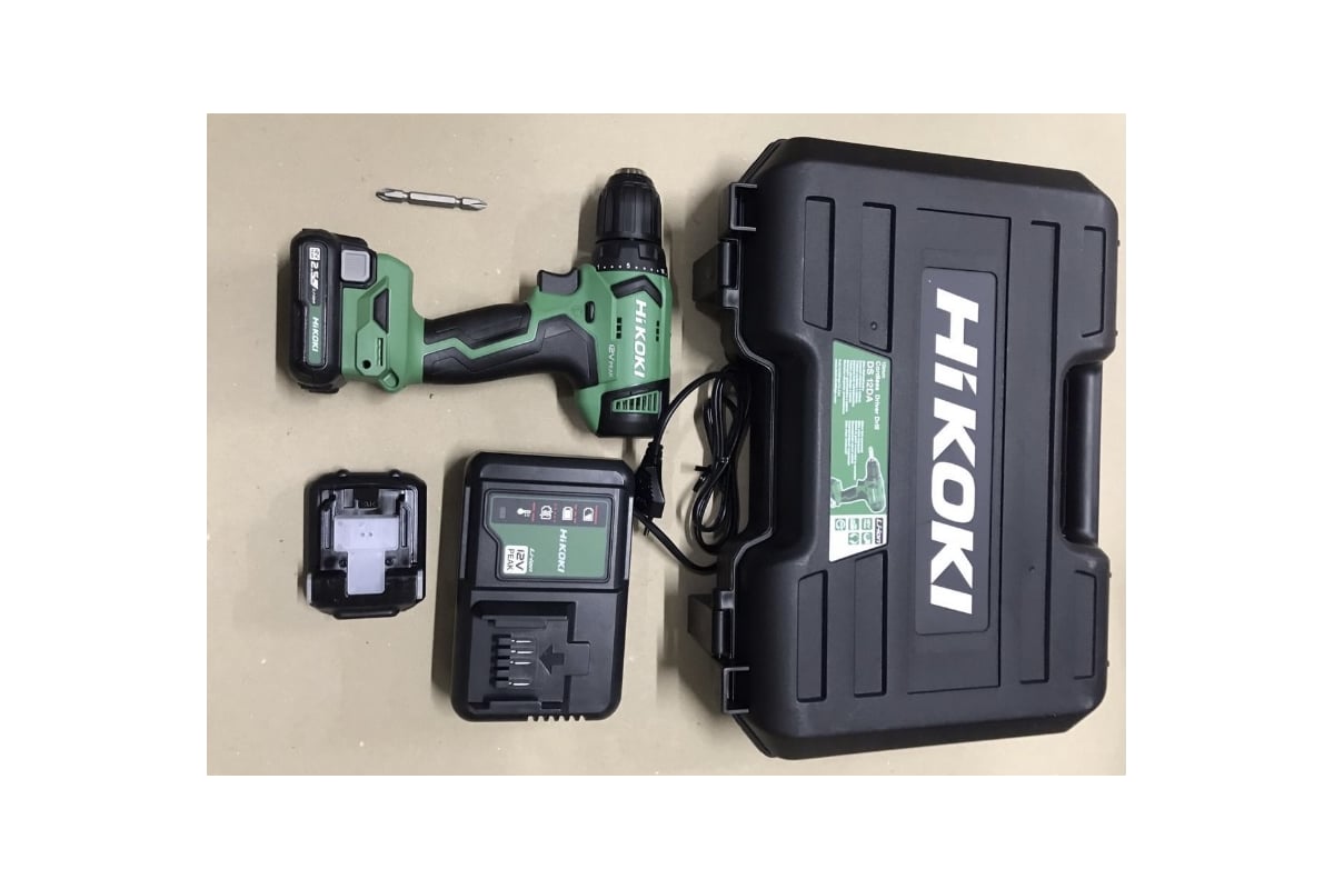 Аккумуляторная дрель-шуруповерт Hikoki DS12DA DS12DARFZ - выгодная цена, отзывы, характеристики ...