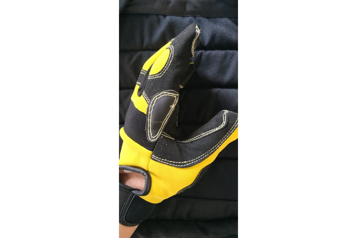 Перчатки антивибрационные от вибрации Jeta Safety швы Кевлар, размер L ...