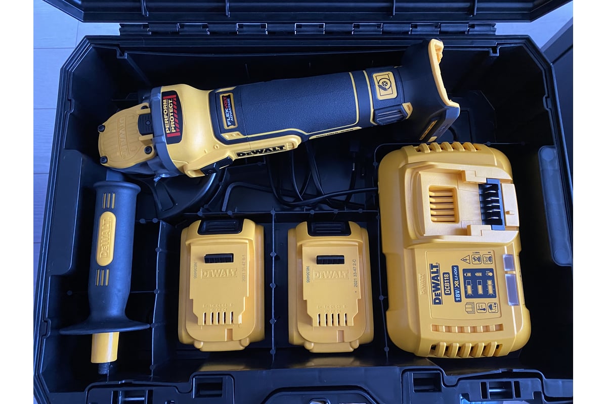 Угловая шлифмашина Dewalt 18 В XR FLEXVOLT ADVANTAGE DCG409NT-XJ ...