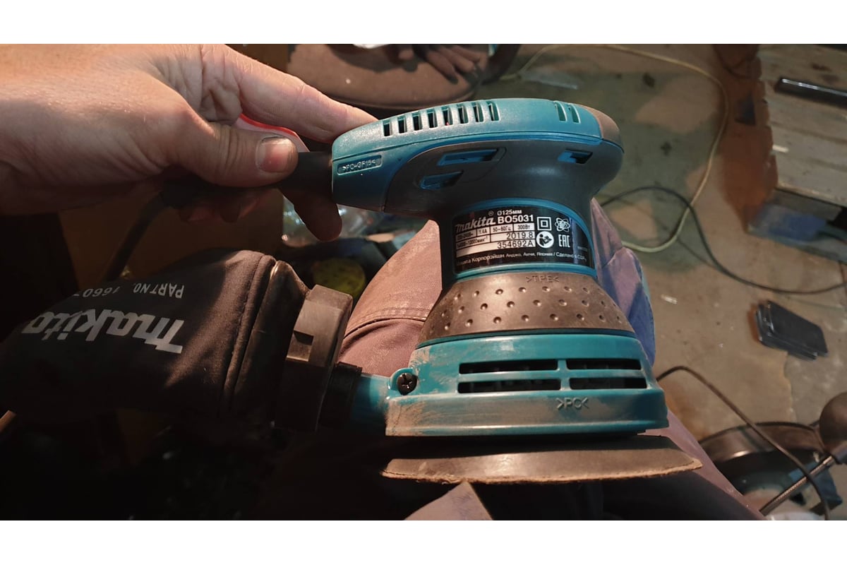 Эксцентриковая шлифмашина Makita BO 5031 - выгодная цена, отзывы ...