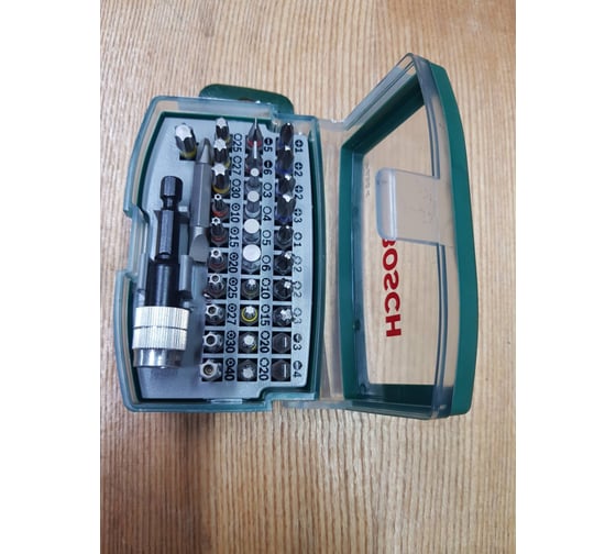 Набор бит COLORED 32 предмета Bosch 2607017063 - выгодная цена, отзывы ...
