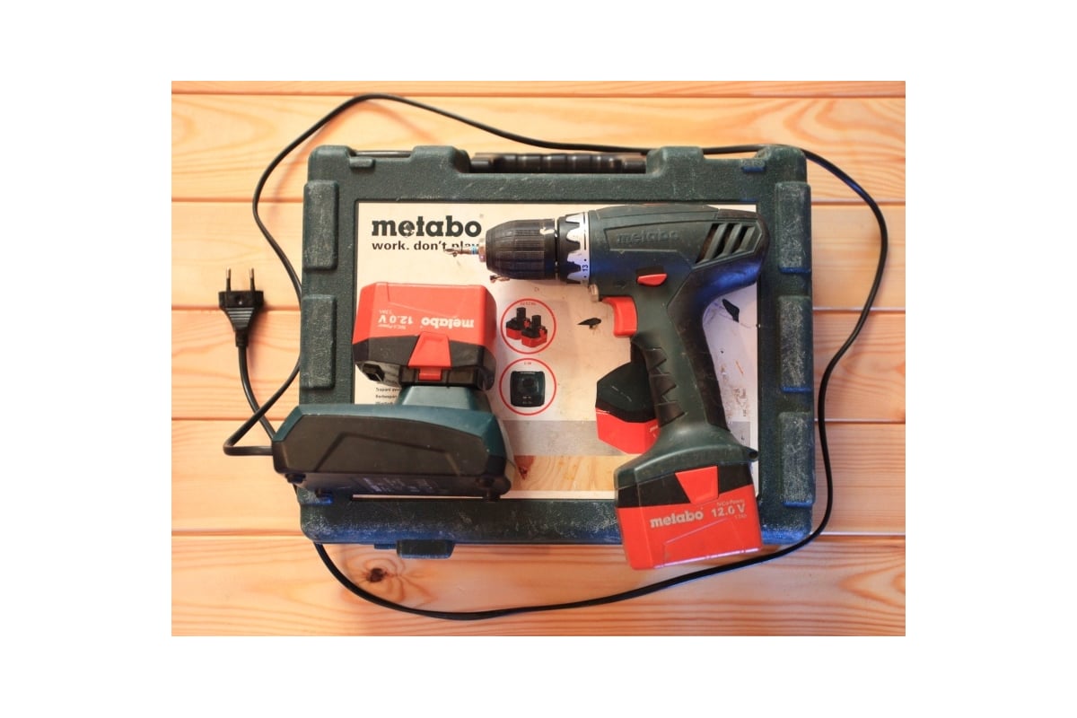 Аккумуляторный винтовёрт Metabo BS 12 NiCd 602194500 - выгодная цена ...