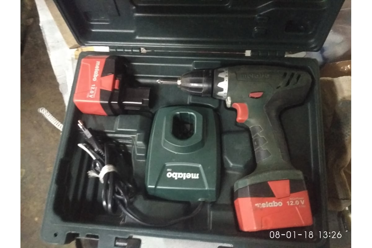 Аккумуляторный винтовёрт Metabo BS 12 NiCd 602194500 - выгодная цена ...